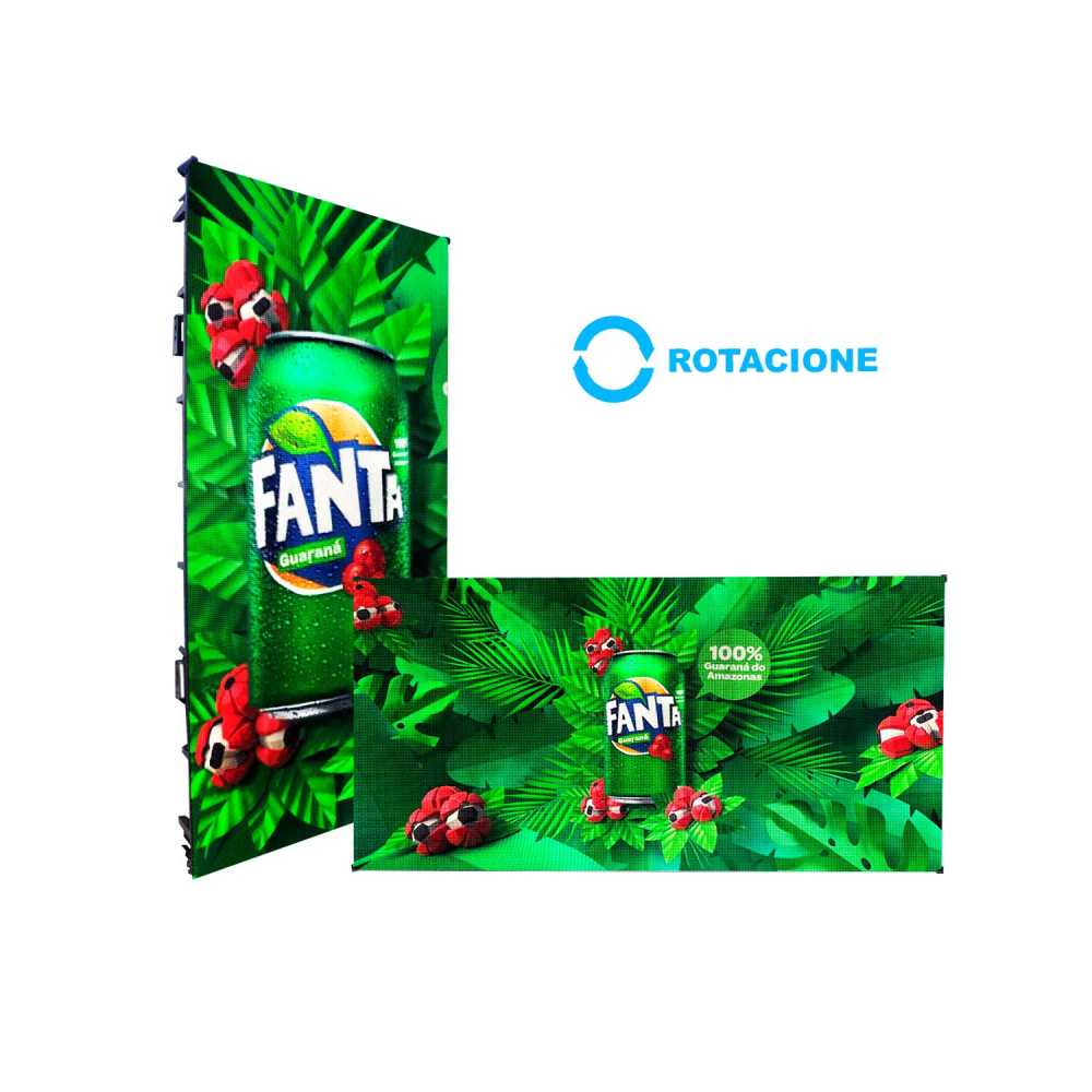 Exiba sua Criatividade com o Painel Gabinete de LED P3.91 Full Color 50cm x 100cm Outdoor